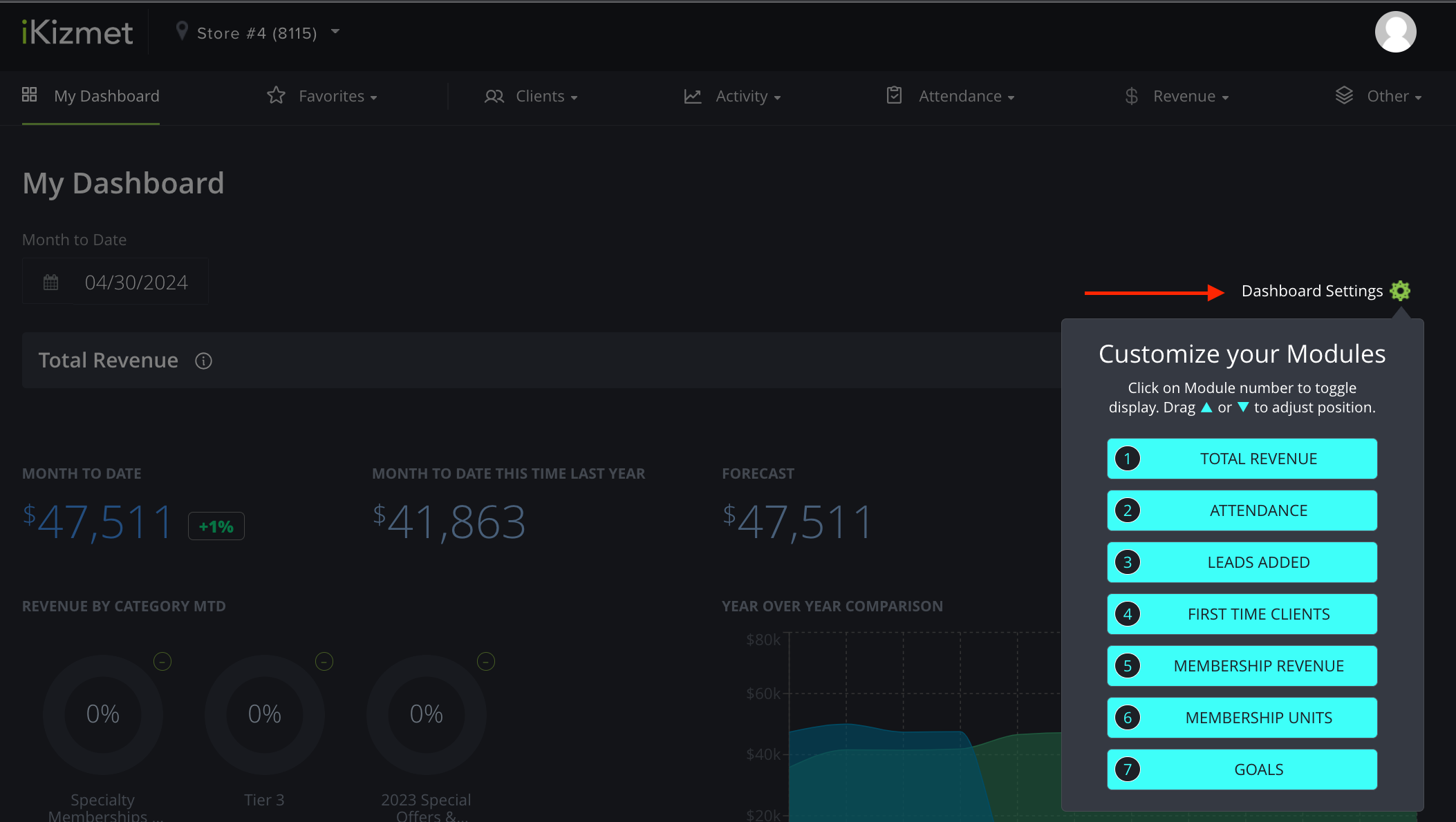 How-to: Customize the Layout of the My Dashboard Page – iKizmet